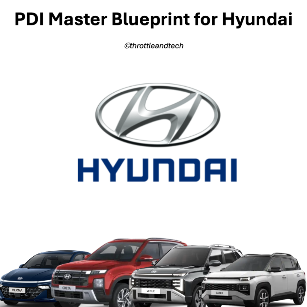 Hyundai PDI Master Blueprint